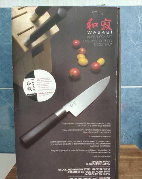 Набор кухонных ножей Kai (Shun) Wasabi, Япония