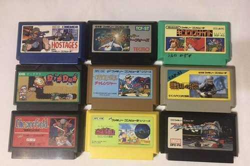 Картриджи на Nintendo Famicom