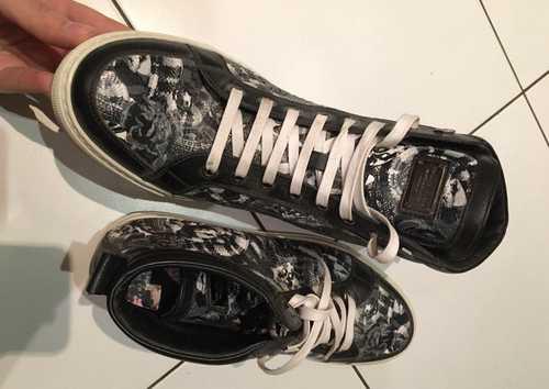 Кожаные кеды Philipp Plein оригинал