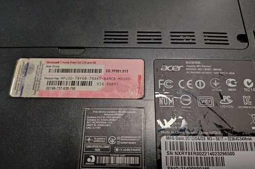 Ноутбук Acer Aspire M3-581T