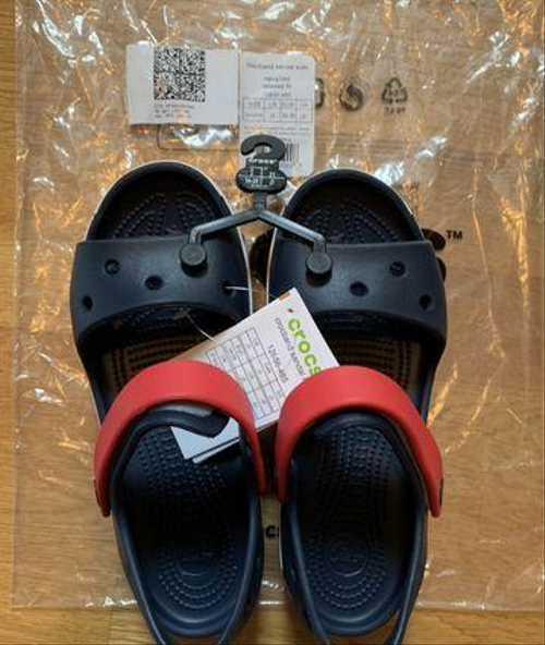 Новые сандали crocs J3/ eur 34-35