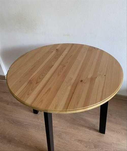 Стол кухонный круглый IKEA модель Гамларед