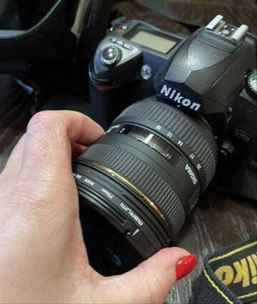 Зеркальный фотоаппарат Nikon D70S+2 об’ектива