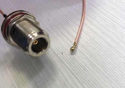Вч переходник IPX UFL n-connector 35мм