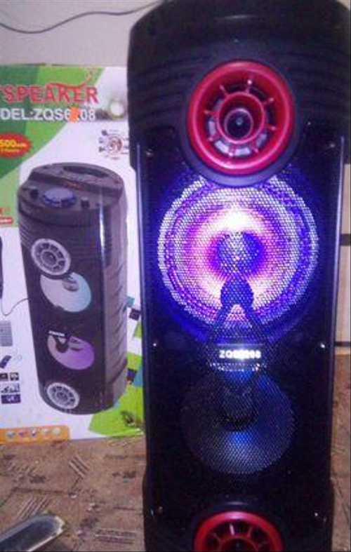 Bt speaker model:ZQS6208, bluetooth колонка, центр