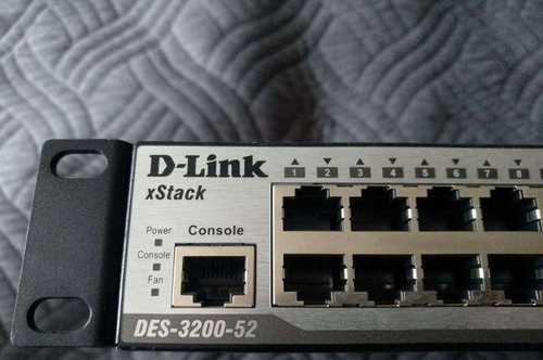 Управляемый коммутатор D-Link DES-3200-52