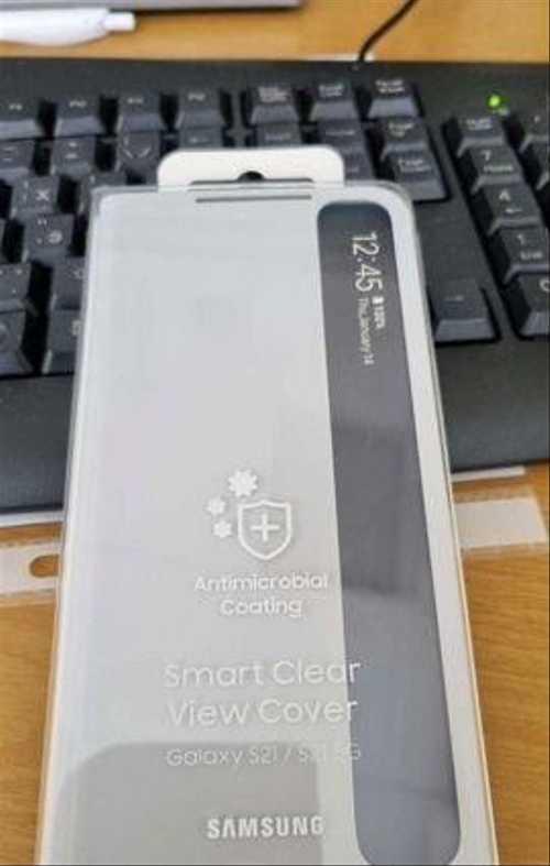 Чехол Samsung Smart Clear View Cover S21