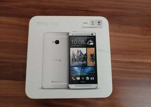 Телефон HTC One M7 Silver