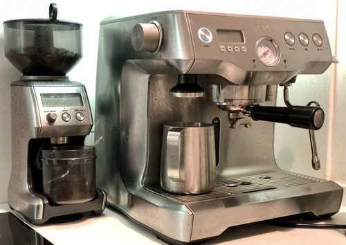 Кофемашина рожковая bork C802 + Кофемолка J800