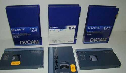 Видео кассета sony dvcam 124 мин
