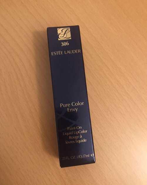 Жидкая помада красная, блеск Estee Lauder Pure Col
