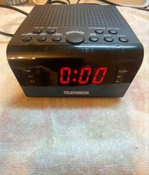 Радио часы будильник Telefunken