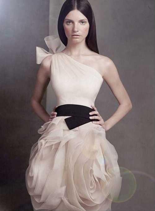 Платье white Vera Wang