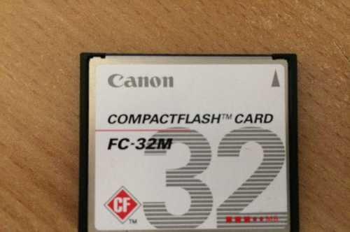 Карта памяти Canon CompactFlash FC-32M