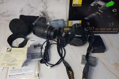 Зеркальный фотоаппарат Nikon D90 Kit 18-105 VR