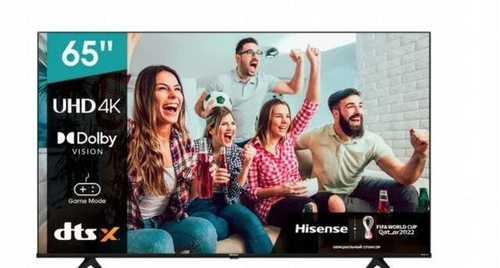 Новый 65" 4К телевизор Hisense 65A6G SmartTV