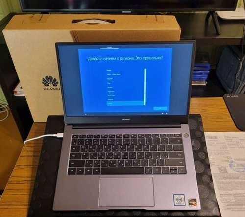 Ноутбук Huawei MateBook D14 (озу 8Гб + SSD 512 Гб)