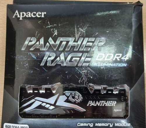 Память Apacer Panther Rage DDR4 2 по 8 (16Gb) 2800