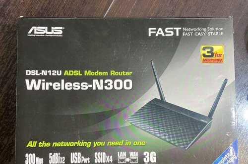 Роутер asus DSL-N12U