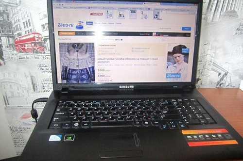 Ноутбук samsung R719 с большим экраном