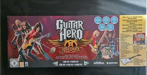 Гитара Guitar hero Aerosmith for PC + два диска дл