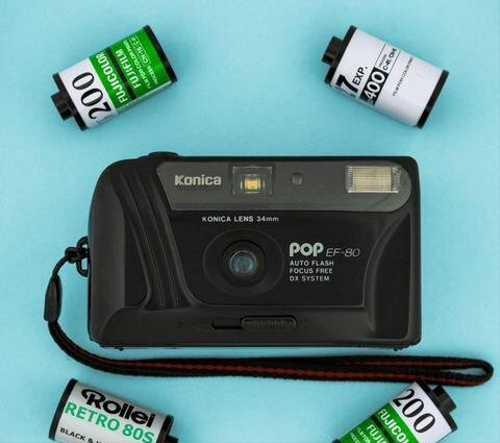 Пленочный фотоаппарат Konica POP EF-80