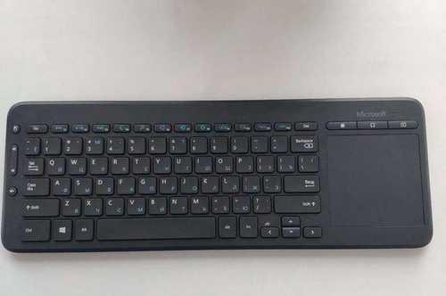 Клавиатура Microsoft All-in-One Media черный USB б