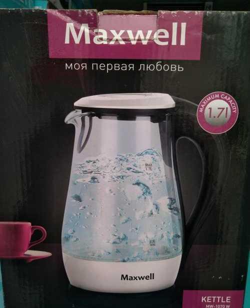 Чайник стеклянный Maxwell