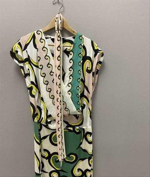 Diane von furstenberg оригинал шелковое платье