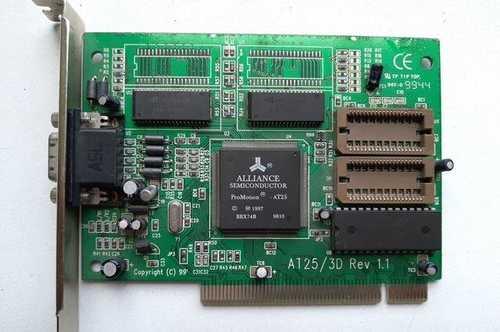 Старые видеокарты PCI и AGP