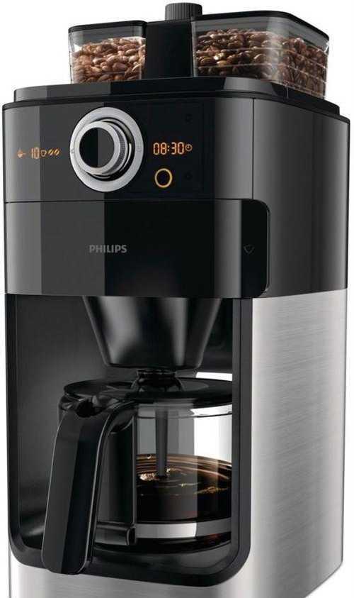 Кофеварка Philips HD7769 Grind Brew (Цвет: Black/I
