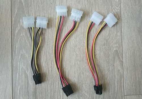 Переходник питания PCI-e (molex), SATA