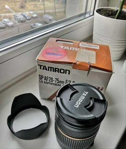 Объектив Tamron 28-75/f2.8 для Canon