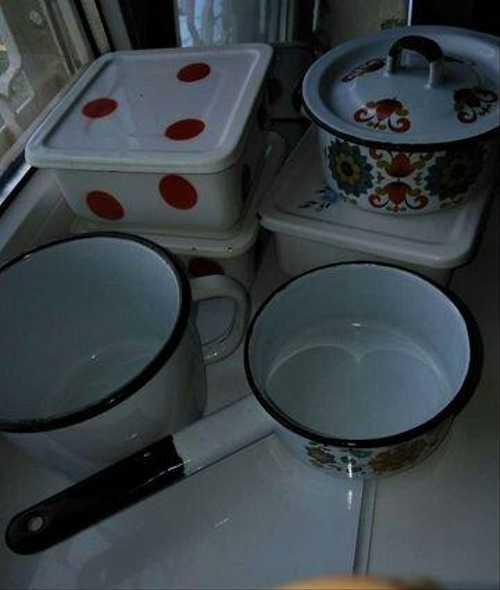 Посуда эмалированная СССР