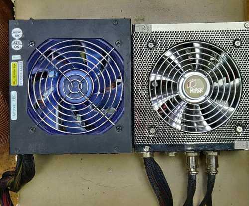 Блок питания Hiprr 580w и Zalman 600w не рабочие