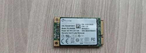 SSD mSata диск 256gb Plextor