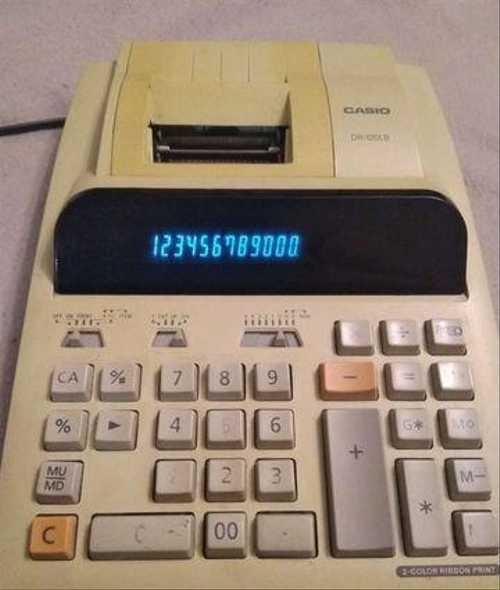 Печатающий калькулятор casio