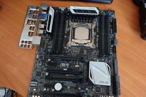 Материнская плата asus X99-A + i7-5820K + Куллер