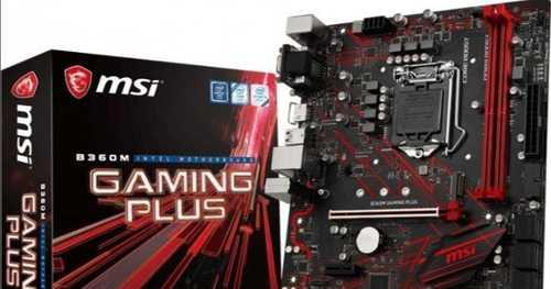 Материнская плата MSI Gaming plise b360M ddr4 1151