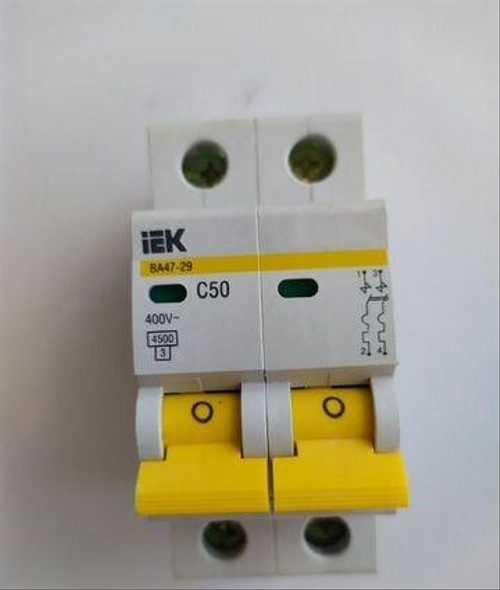 Автоматический выключатель IEK BA47-29 C50