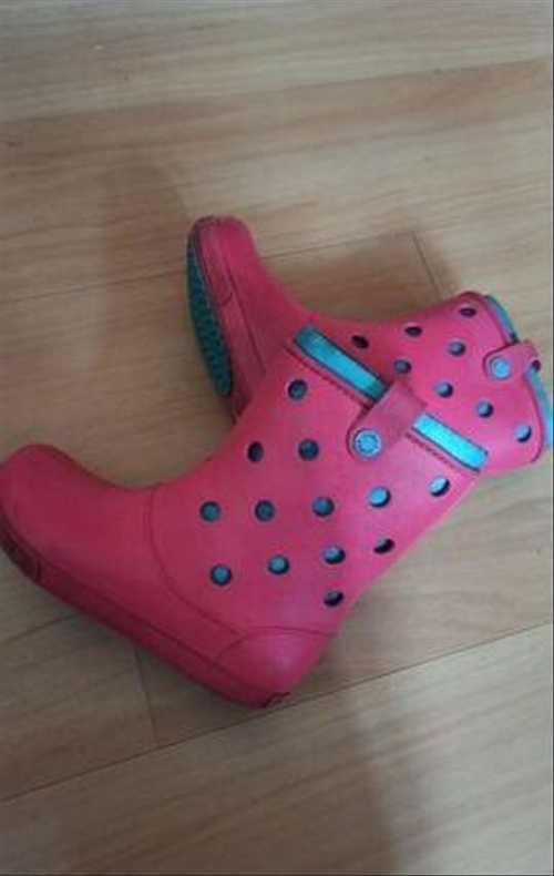 Crocs / Резиновые сапоги с утеплением