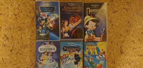 Disney мультфильмы VHS