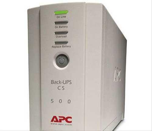 Ибп APC Back-UPS CS 500 (BK500-RS, 500 ва) б/у