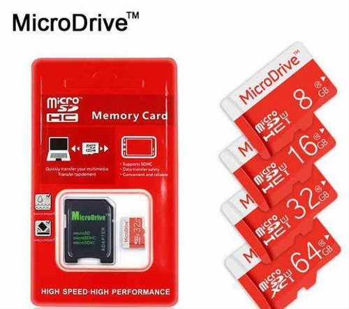 Карта памяти Microdrive 64Gb, флешка на 64 гб