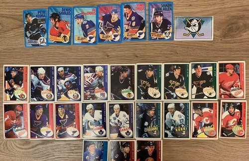 Наклейки panini NHL 96 97 98