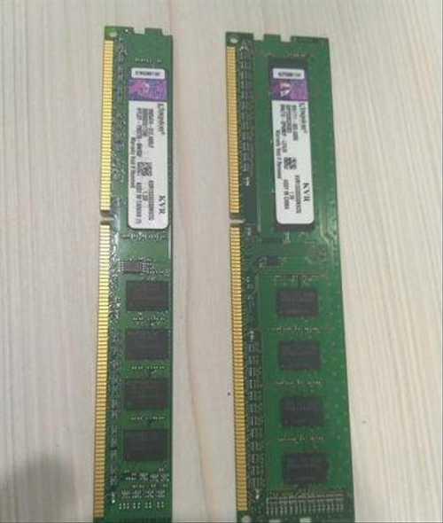 Оперативная память: Kingston 2GB DDR3 PC3-10700
