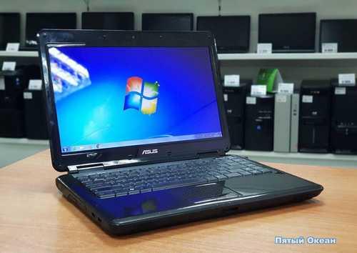 Ноутбук Asus K40AB, AMD Turion X2 RM 74, RAM 3Gb