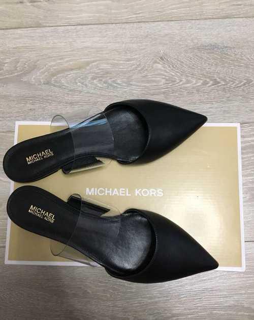 Кожаные мюли Michael Kors