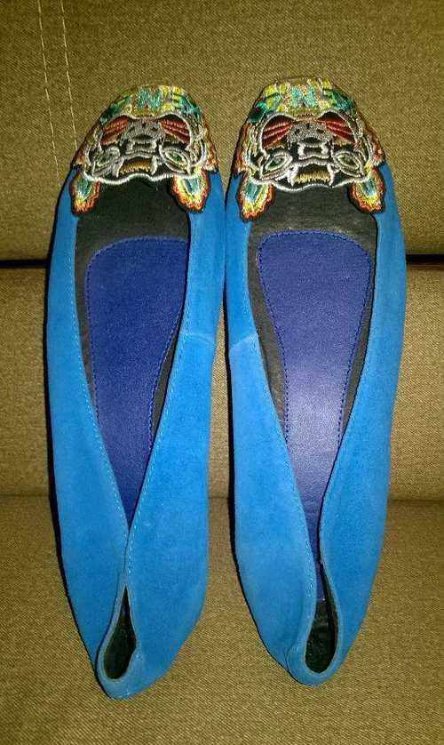 Балетки замша Kenzo тигр 38р