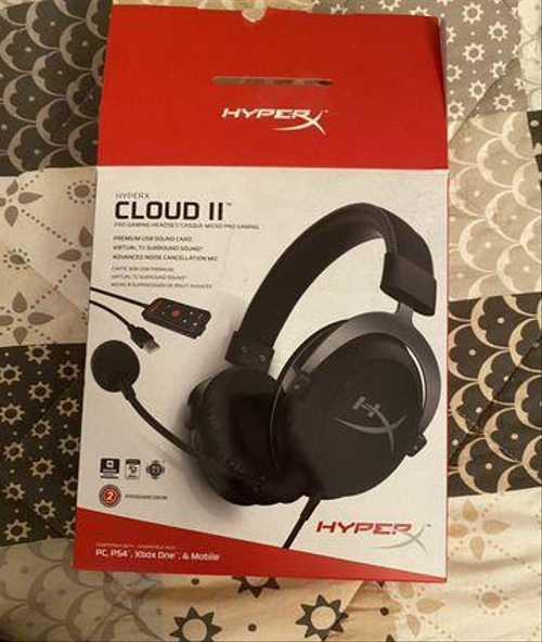 Наушники HyperX cloud 2 silver